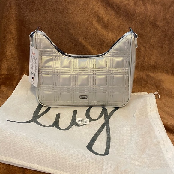 lug | Bags | Nwt Lug Groove In Matte Luxe Vl Metallic Silver | Poshmark